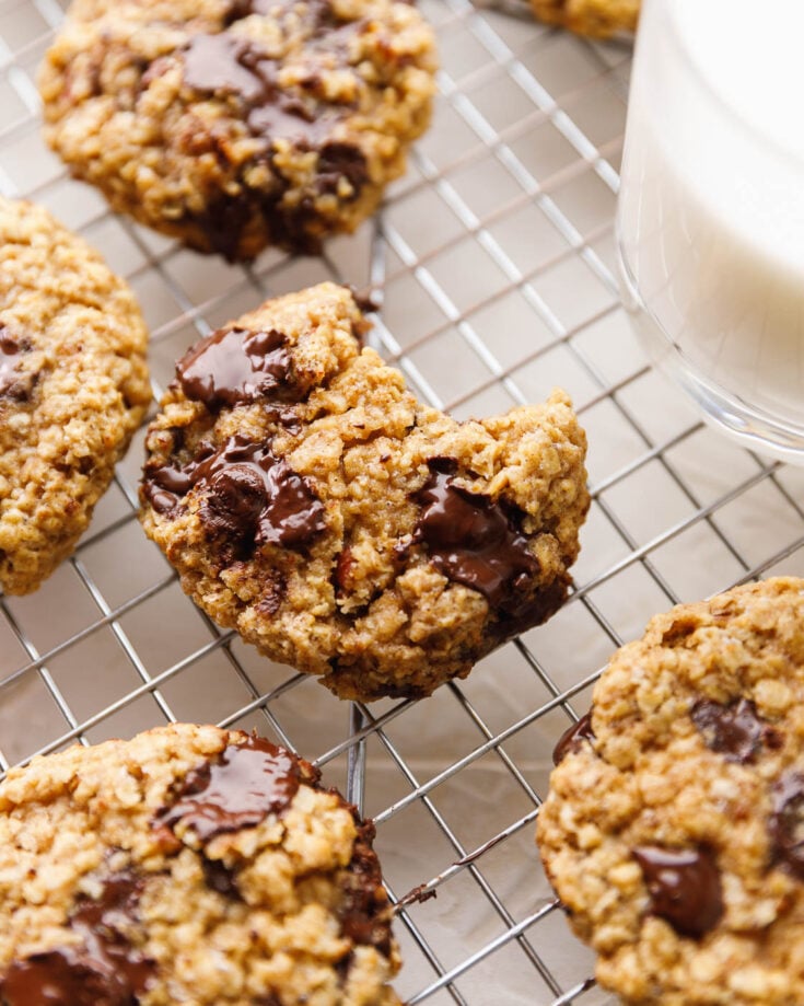 Sugar Free Oatmeal Cookie recipe with Chocolate Chips - Sweet Fix Baker