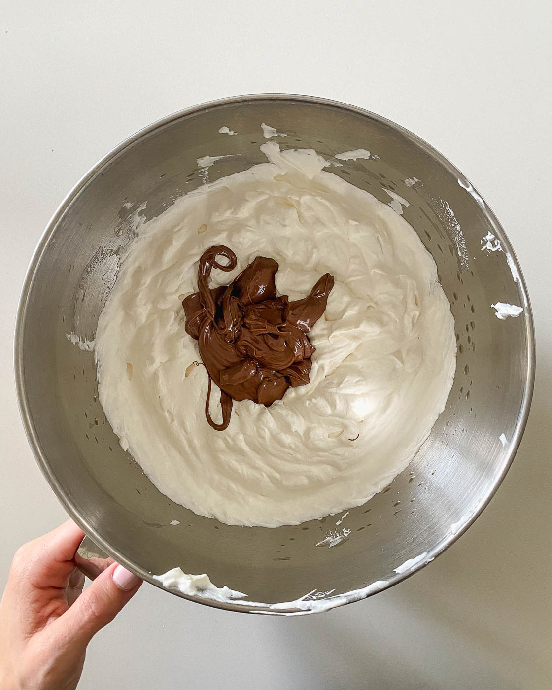 Easy Nutella Ice Cream (with Nutella swirl) - Sweet Fix Baker