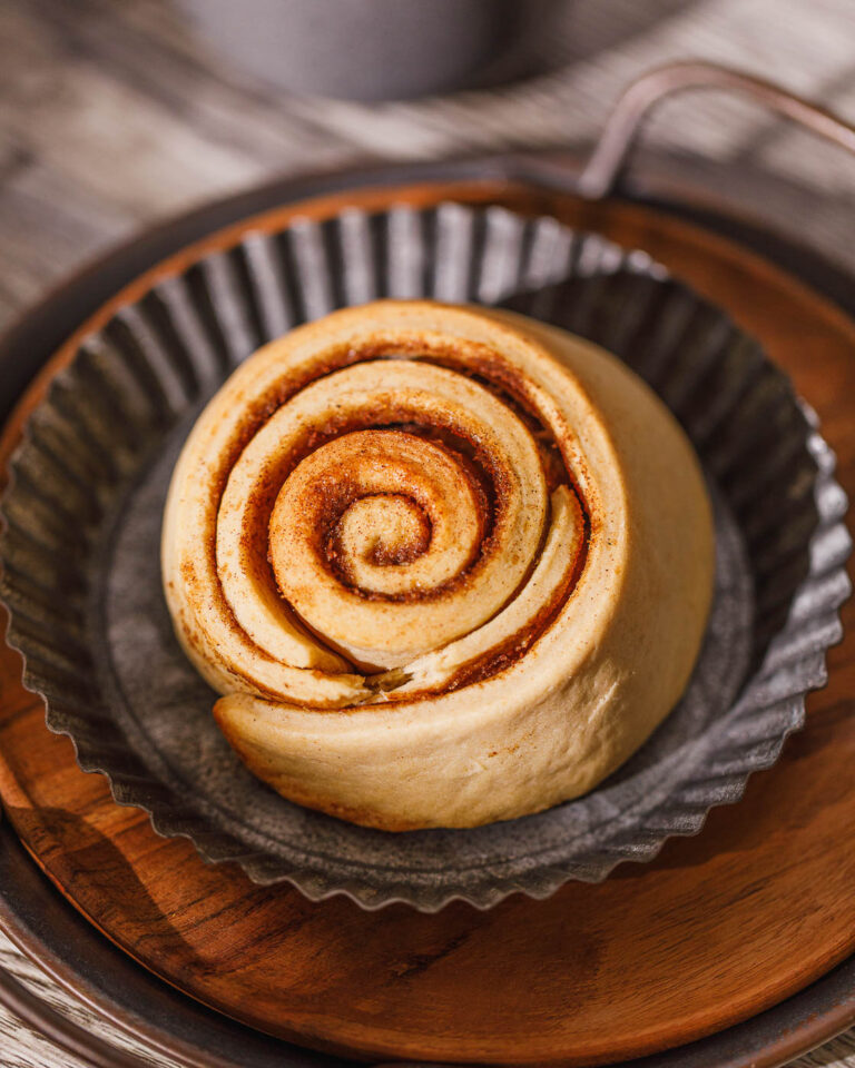 Single serving cinnamon roll - small batch recipe - Sweet Fix Baker