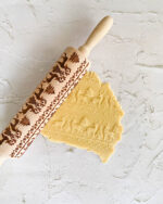 Easy embossed Rolling Pin Shortbread Cookie recipe - Sweet Fix Baker