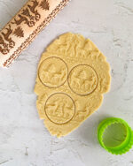 Easy embossed Rolling Pin Shortbread Cookie recipe - Sweet Fix Baker