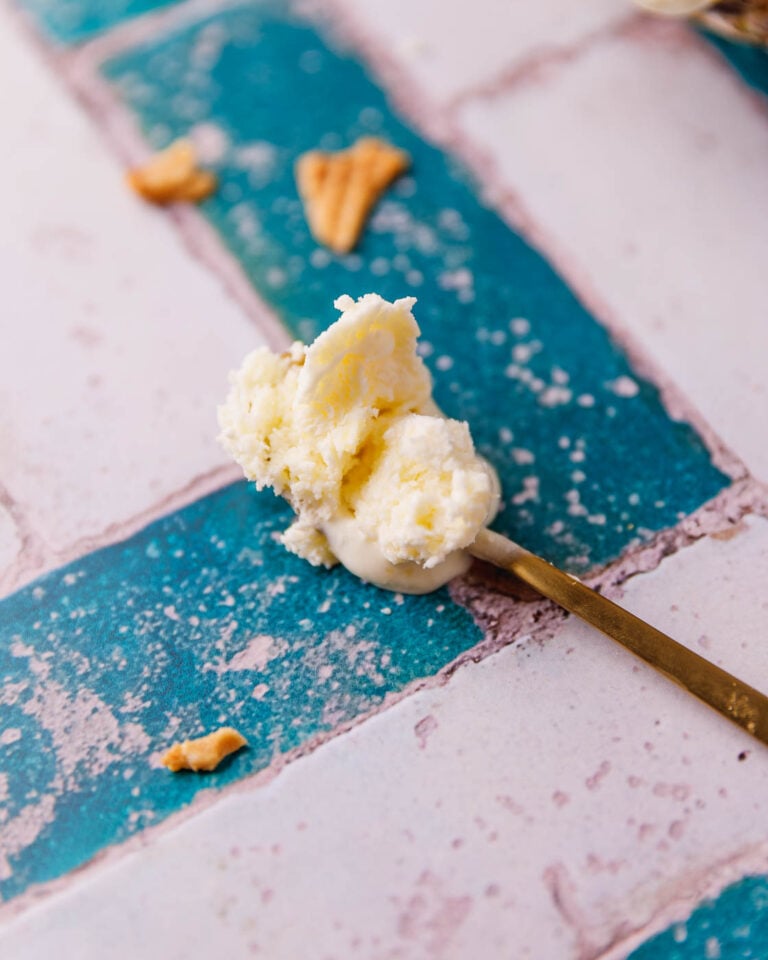 Homemade No-Churn Pineapple Ice Cream Recipe (4 ingredients)