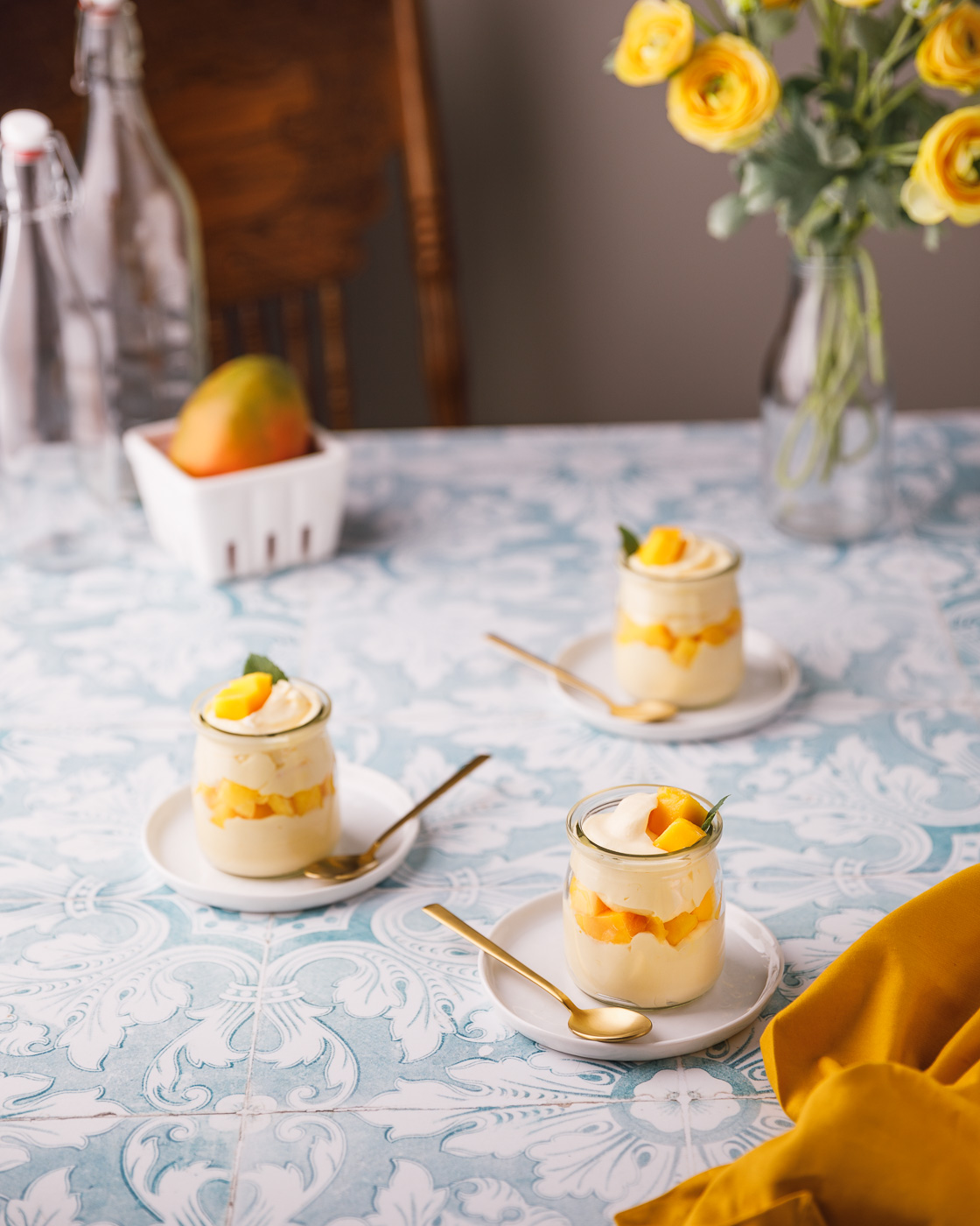 Easy Mousse Mango Recipe (with only 3 ingredients)