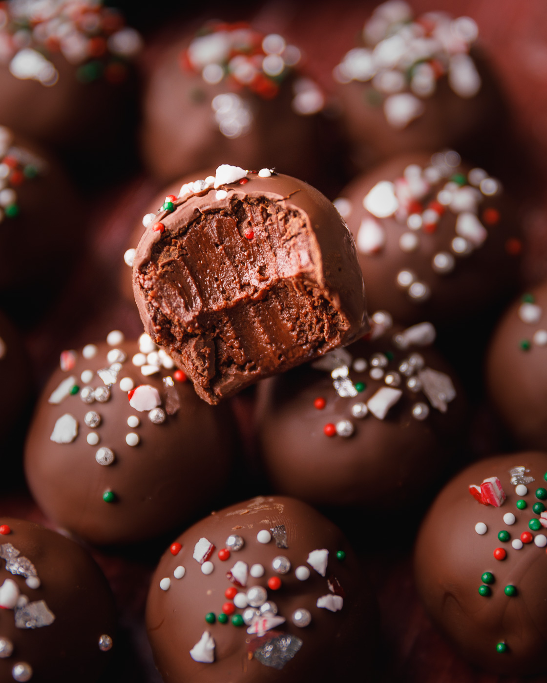 Easy Homemade Dark Chocolate Rum Truffles Recipe - Sweet Fix Baker
